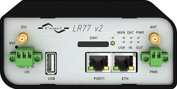 Advantech/Conel 4G router LR77 V2 Basic (1 opt port) - MCS